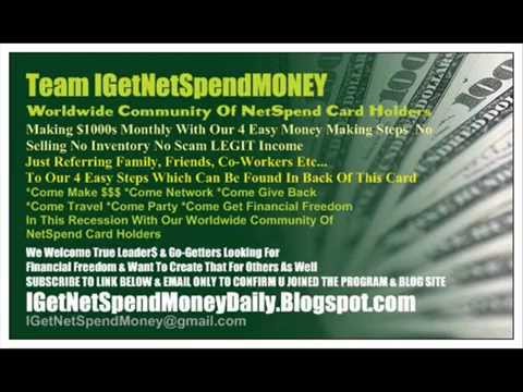 NetSpend Visa Prepaid Cards Are A SCAM? Is People Making $700 A Week? $2800 A Month? FREE MONEY