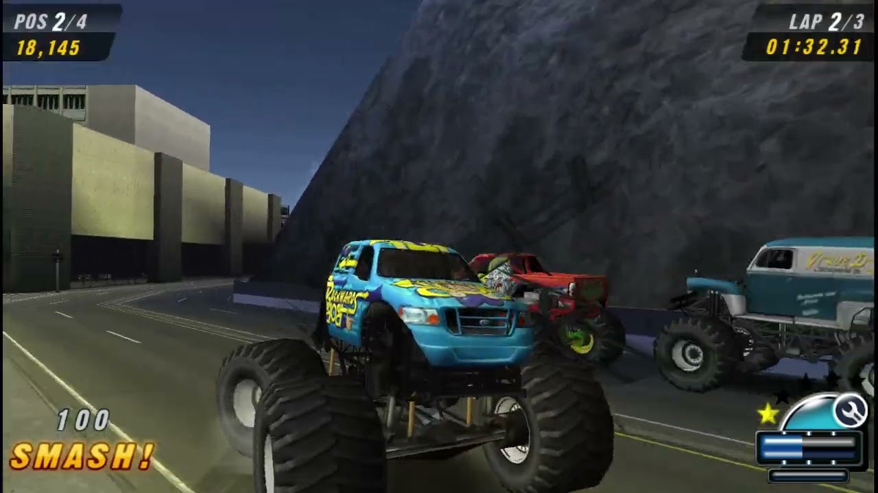 Monster Jam: Urban Assault Gameplay: Backwards To Go Forwards