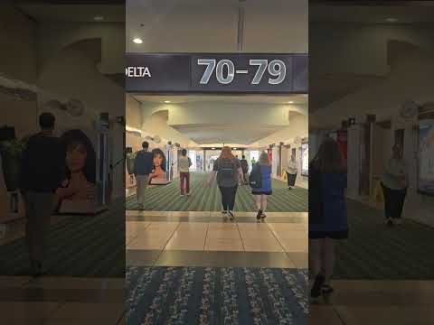 Orlando International Airport terminal A Delta. #Orlandointernationalairport #deltaairline #airport