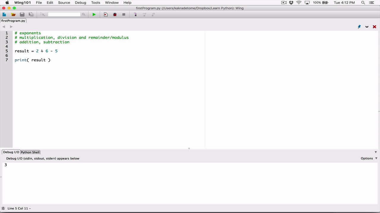 25. Operator Precedence - Learn Python