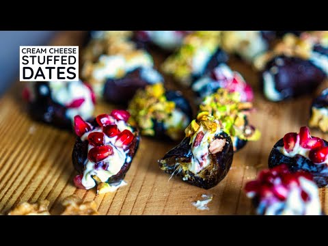 Cream Cheese Stuffed Dates | Stuffed Dates | These No Bake Dates will vanish in just 1 minute!