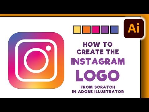 How to Create the Instagram Logo in Adobe Illustrator | #cadillacartoonz