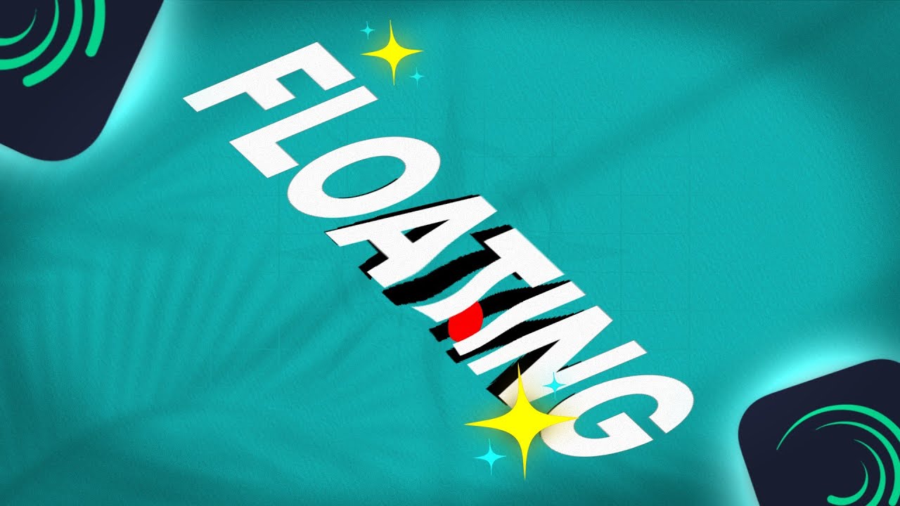 Floating Text in Alight Motion | voryxus