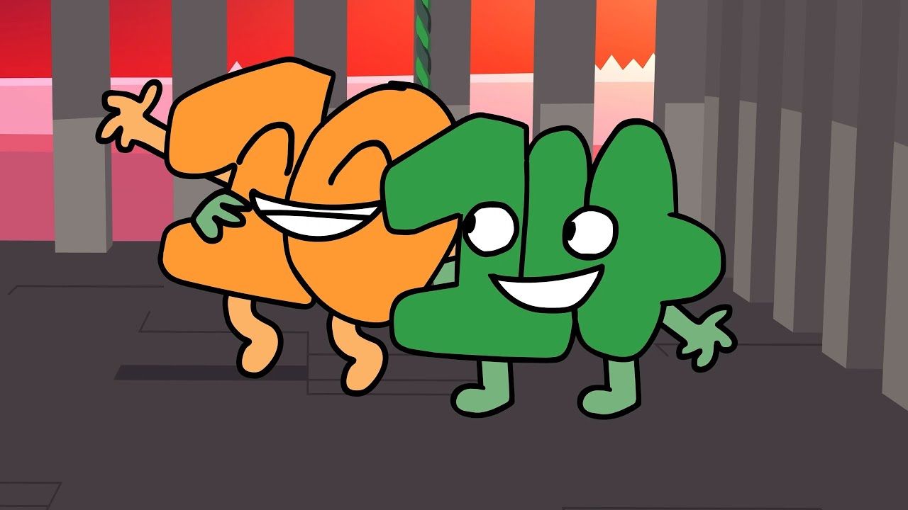 Bfb numbers: Halloween (fake) @BFDI and @bowser12345 