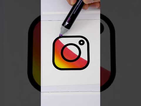 Instagram logo - Satisfying Coloring #106