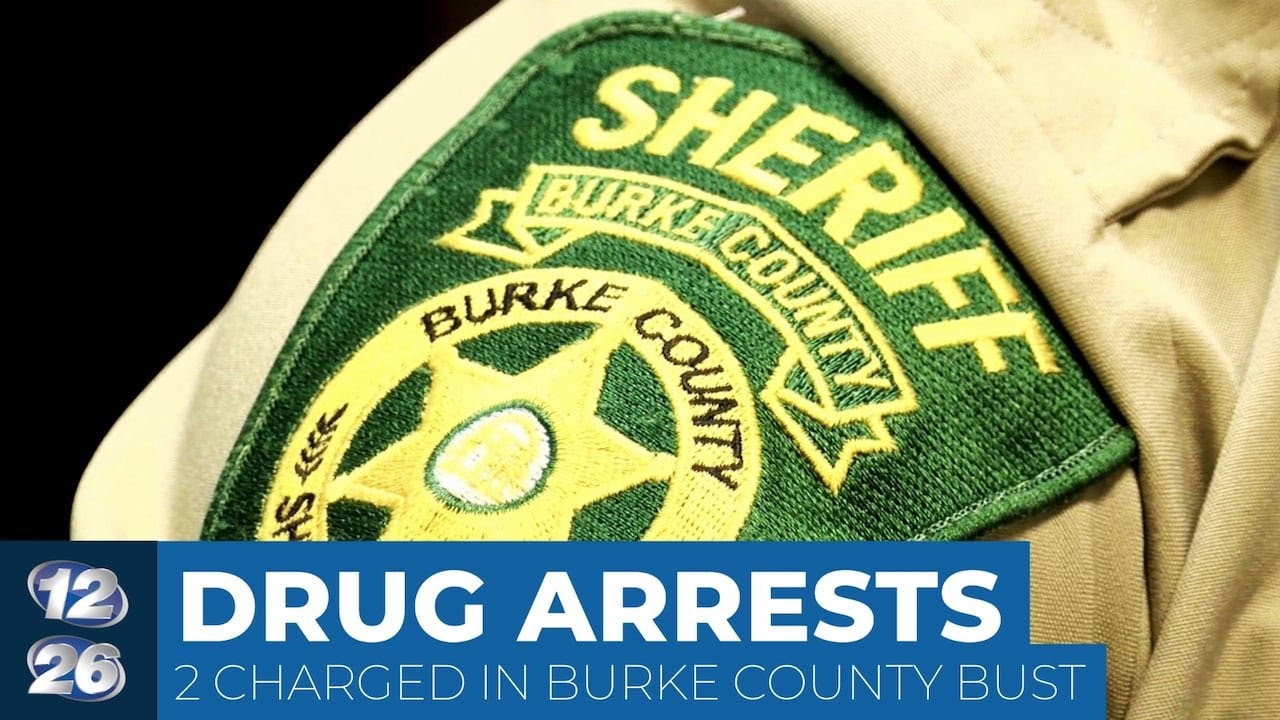 2 people charged in Burke County drug, firearms bust
