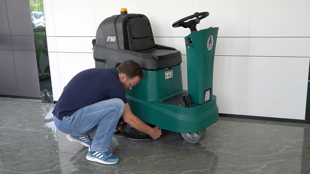 Mini MZL ride-on floor scrubber machine