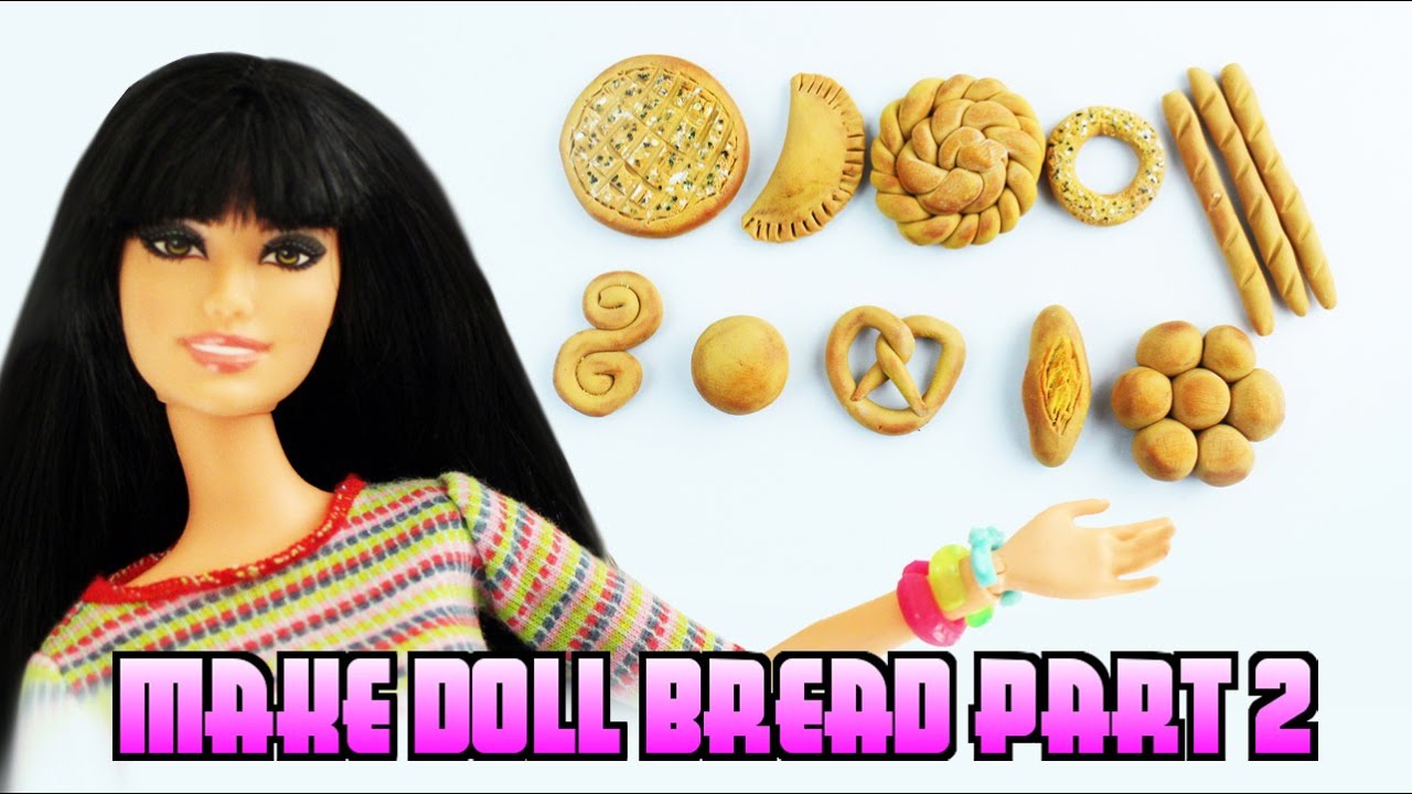 How to Make Realistic DOLL BREAD Part 2 – SimpleKidsCrafts