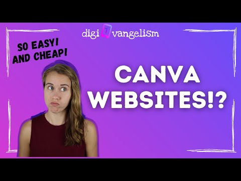 How to Set Up a Canva Website - With Example