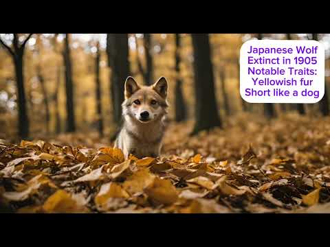 Extinct Animals + Japanese wolf #animal #extinctanimal #wolf #dog #japan