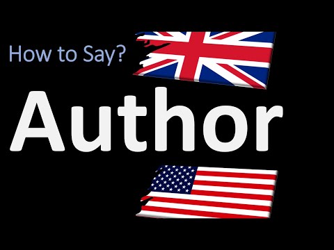 How to Pronounce Author? | UK British Vs USA American English Pronunciation