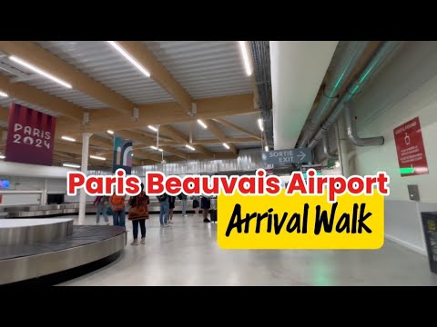 Paris Beauvais Airport | Arrival Walk to City Bus Station