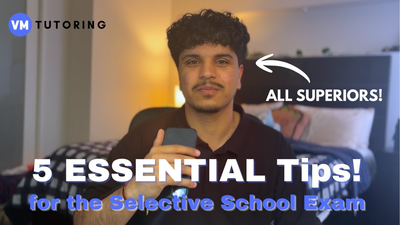 5 ESSENTIAL Tips to ACE the Selective School Exam | 6-Month Study Guide + Tips & Tricks
