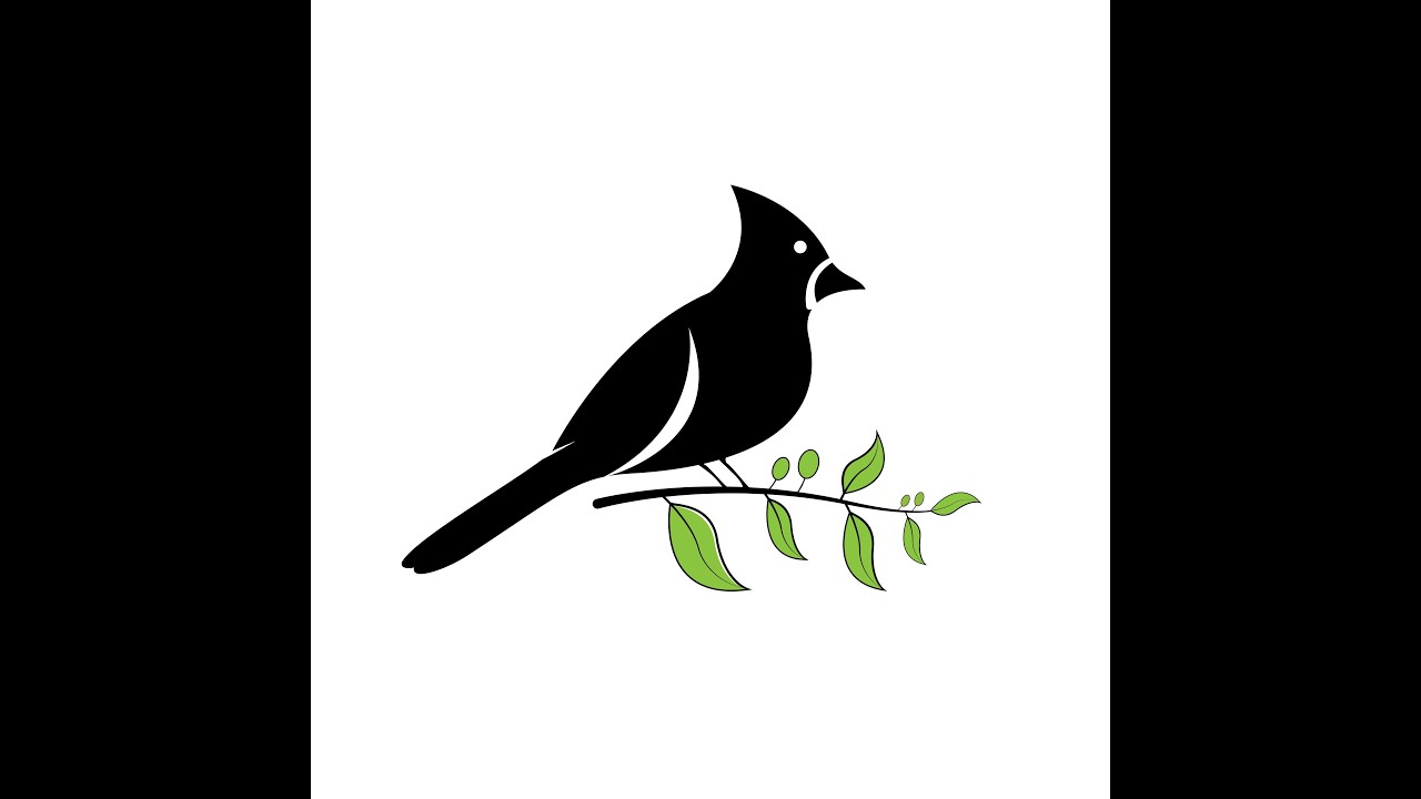 How to Create a Simple Bird Vector Illustration | Adobe Illustrator Tutorial