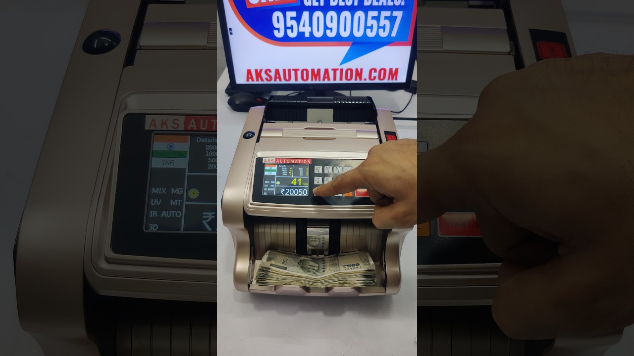 Br-560 Top Quality Mix Note Counting Machine with Fake Note Detector #shorts #shortsviral #tech