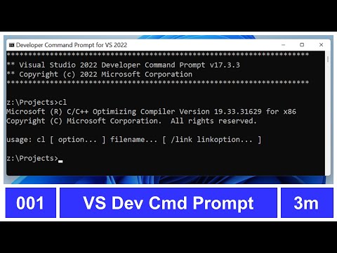 Episode 001: Setting Up a Visual Studio Developer Command Prompt with C/C++ Support