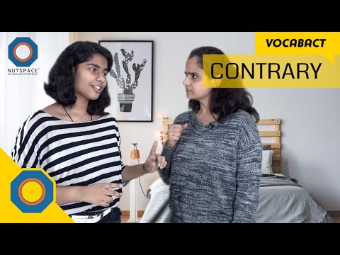 Contrary Meaning | VocabAct | NutSpace