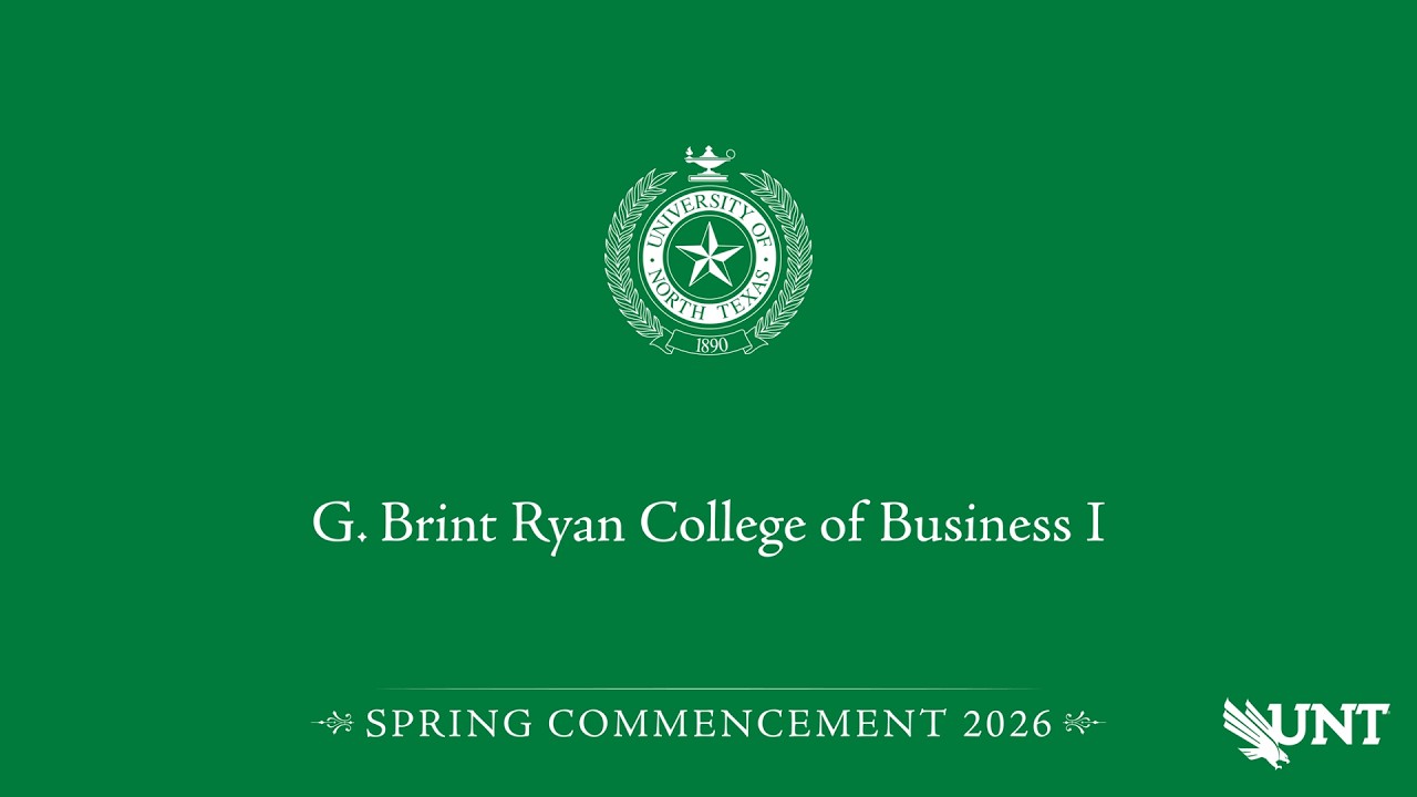 Business I | UNT Commencement Spring 2026