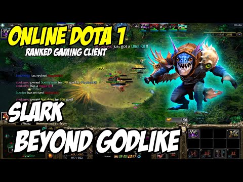 Dota 1 Slark/Murloc Balanced Game 5v4 Ranked Gaming Client Asia Public