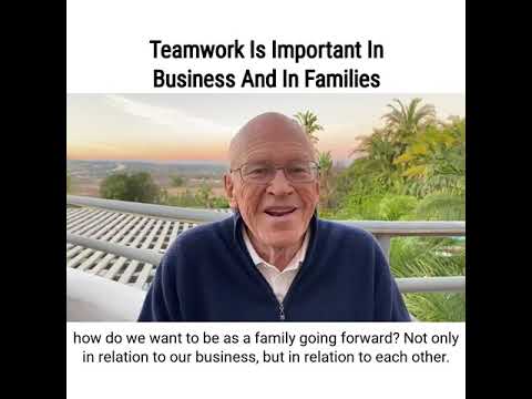 Teamwork is Important in Business and Families