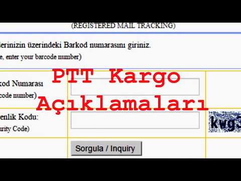 PTT Kargo takip terimleri | kargo-takibi.com