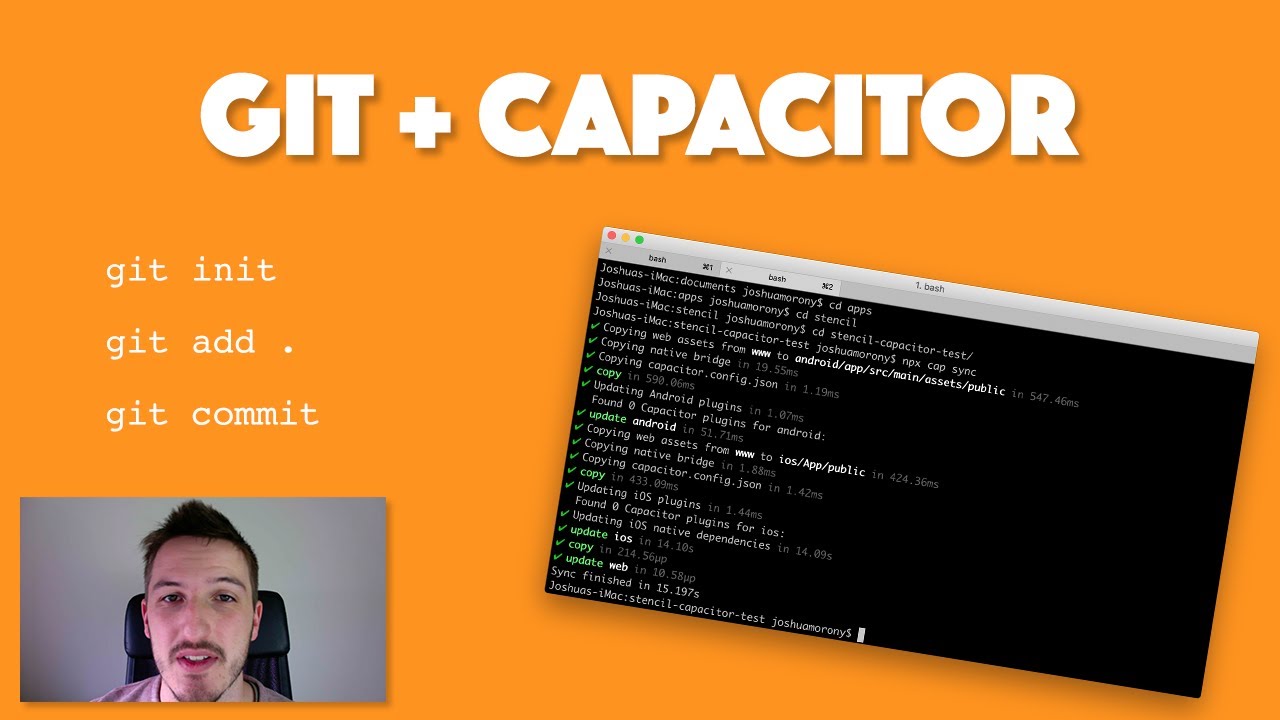 Using Git with Capacitor Projects