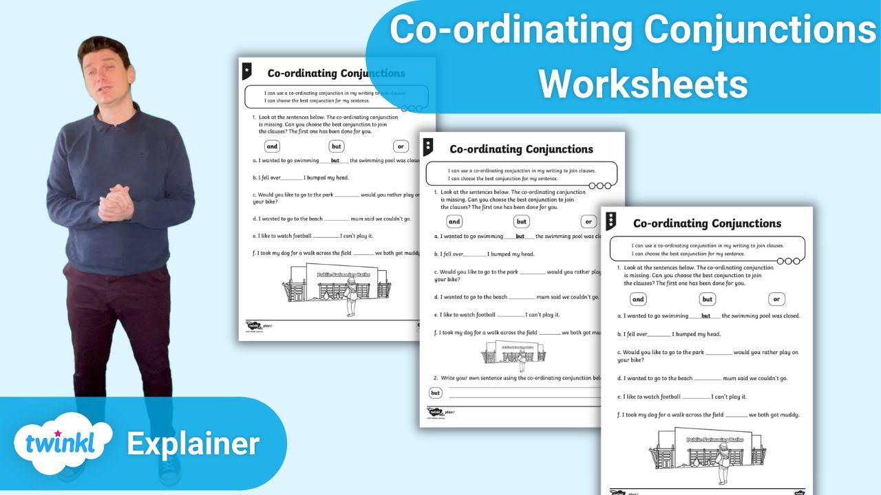 Co-ordinating Conjunctions Worksheets