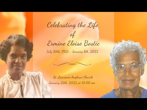 Celebrating The Life of Ermine Eloise Bostic