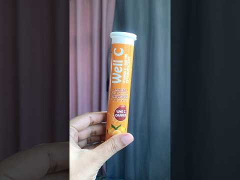 Well C vitamin C 1000 mg orange flavour effervescent tablets #vitaminsupplementation #vitaminintake