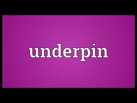 Underpin Meaning