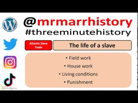 Three Minute History – the life of a slave | Mr Marr History