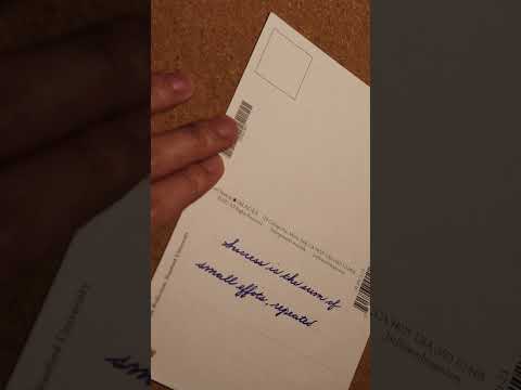 Handwritten Postcard! Celebrating Ragon3023 Completion of 66-day #cursive #handwriting #challenge