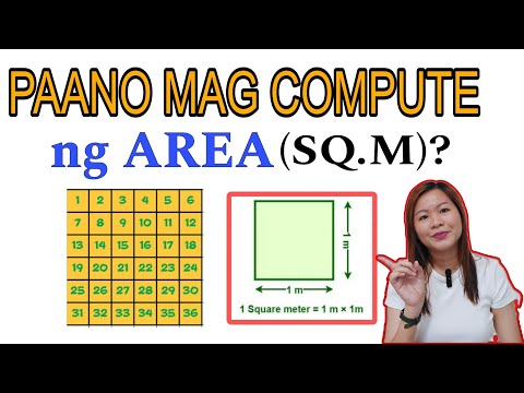 PAANO MAG COMPUTE NG (AREA) in SQUARE METER