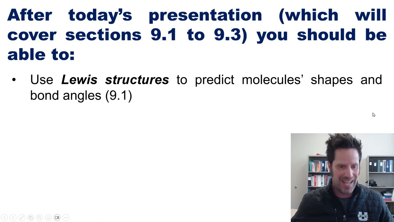 Chapter 9 – Part 1: Lewis Structures, Shapes, and Angles