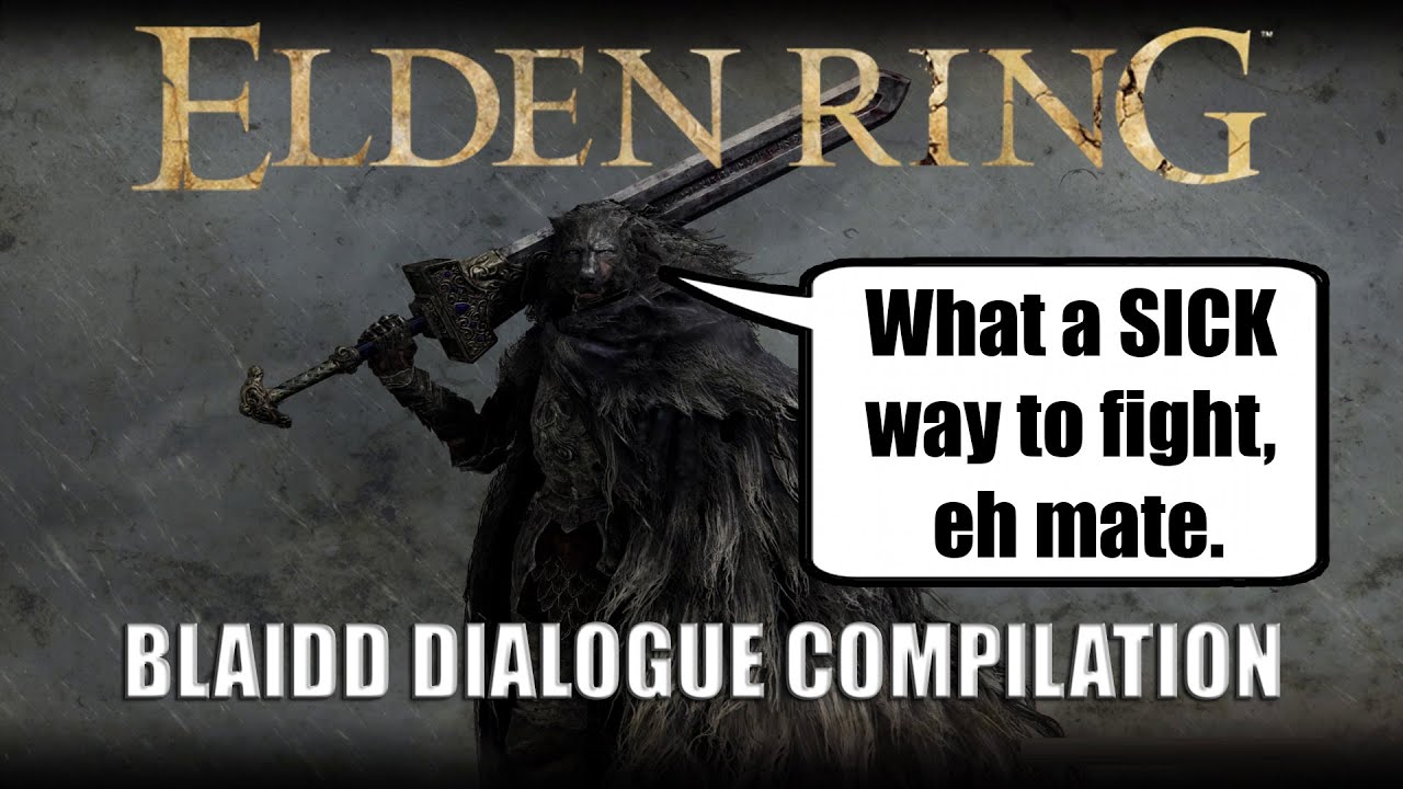 Elden Ring - Blaidd Dialogue Compilation (OUTDATED)