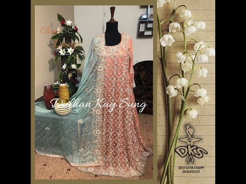 Latest Designer Walima Maxi With Perfect Colour Combination By DKS