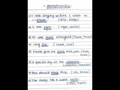 Homophones #english #grammar