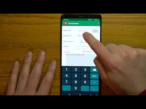 Text Bomber for Android - Send an Unlimited Amount of Texts at the Tap of a Button!