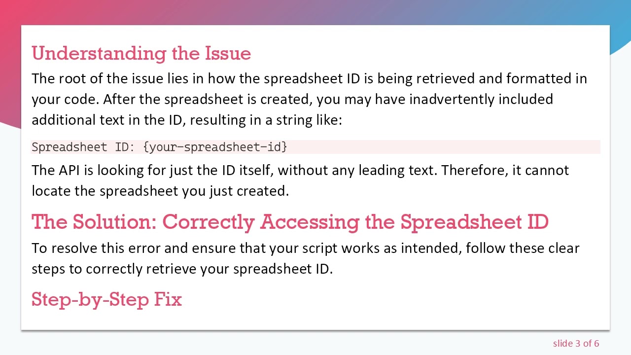 Troubleshooting the Google Sheets API in Python: Creating & Editing Spreadsheets