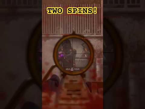 SPINNING TWICE in Call of Duty: Black Ops 6! #callofduty #cod #bo6 #xbox #ps5 #sniping #gaming #game