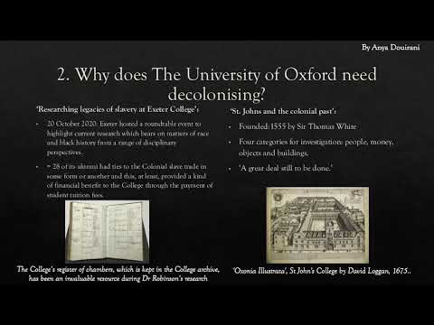 Decolonising the University of Oxford – Bristol Institute for Learning ...