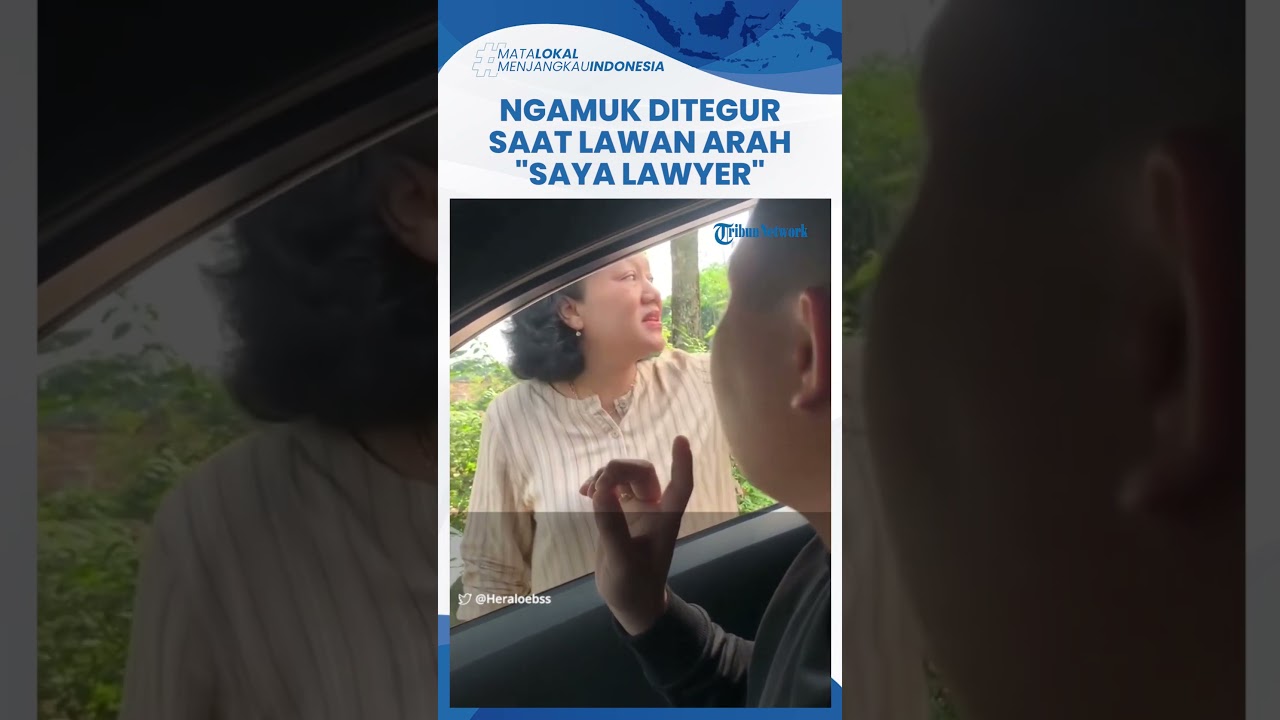 Viral Video Pengemudi HRV Ngamuk Tak Terima saat Ditegur Lawan Arah: Saya Lawyer, Anak Siapa ...
