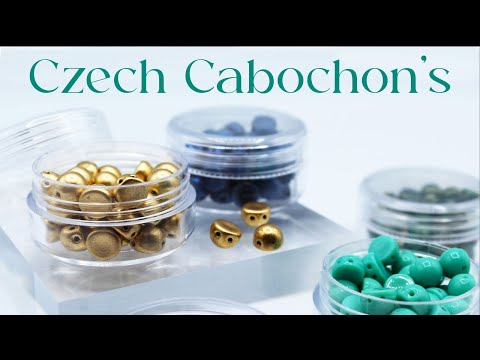 Let's Bead and Design Together - Creation Station - Czech Cabochon Beads