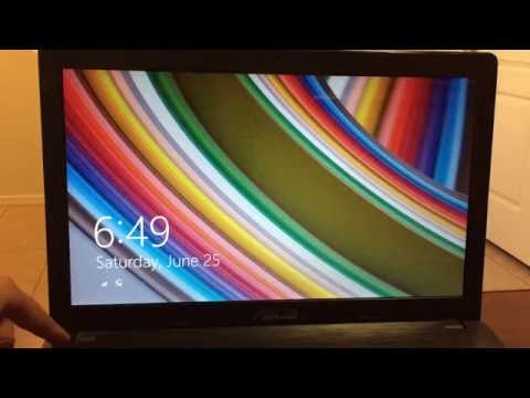 Resetting an ASUS laptop back to factory setting