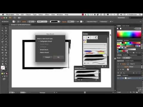 Adobe Illustrator CS6 Tutorial | Creating Custom Illustrator Brushes | InfiniteSkills