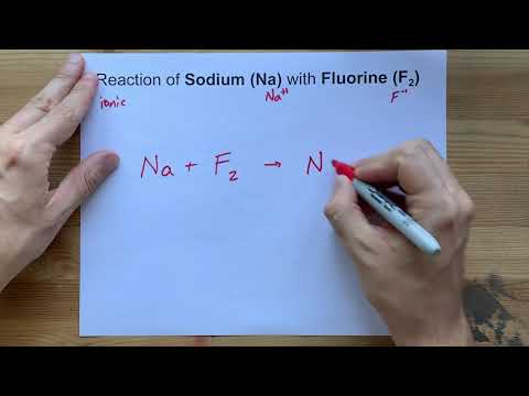 Na+F2 ... reaction between Sodium and Fluorine