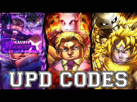 New JOJO Update & Codes in Anime Rangers X Roblox