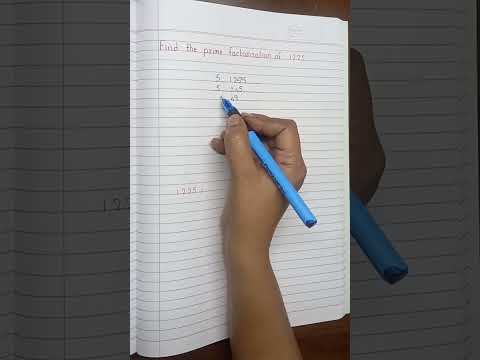 Find the prime factorization of 1225.