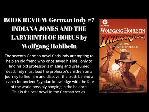 German Indy 7: Indiana Jones and The Labyrinth of Horus book review