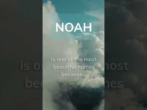 Do you know any Noah? Let me know in the comments👇 #shorts #boynames #namemeaning